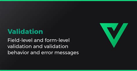 Validation Vee Validate