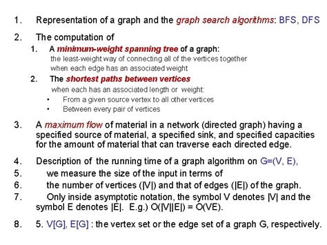 vi graph algorithms 1 representation of a graph