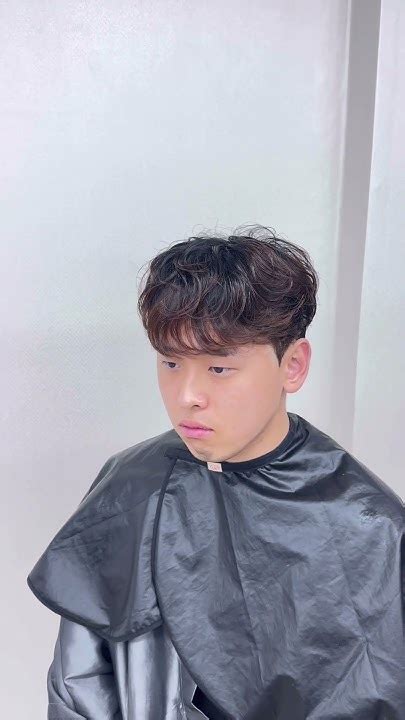 직모 아이롱펌으로 쉐도우펌스타일 Youtube