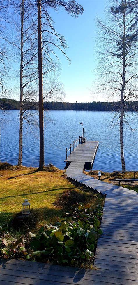 Tranquil Dock On A Lake