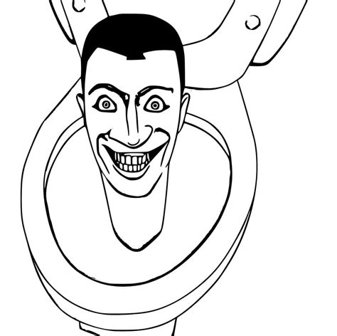 스키비디 토일렛 Skibidi Toilet 색칠 공부 Kr에서 무료 색칠 공부