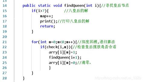 八皇后问题解析 csdn博客