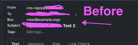 email captured by mailpit shows a bcc to test · issue 5381