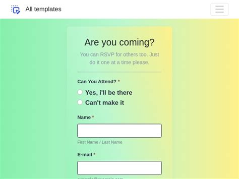 Form Templates For Attendance Tracking FormNX