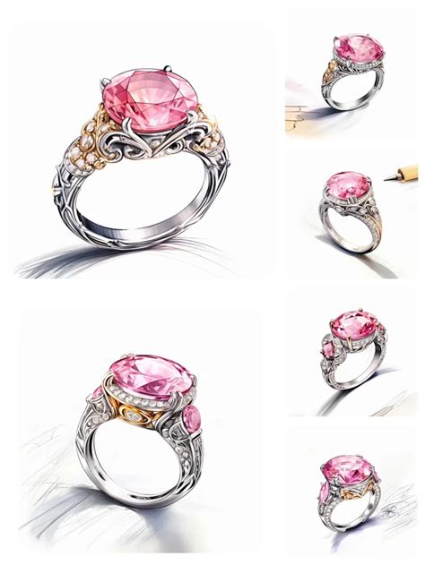 戒指设计图 花瓣网