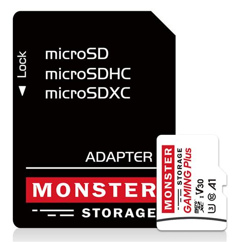 Monster Storage Microsd Class10 Uhs 1 U3 V30 A1