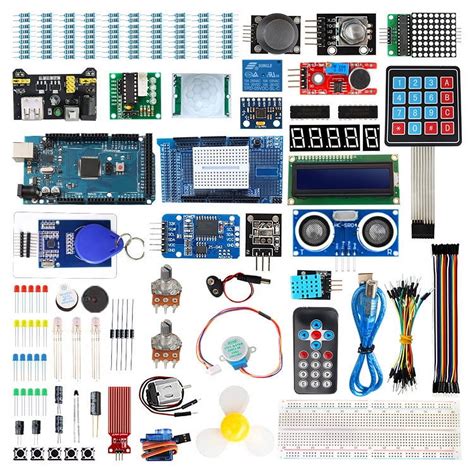 Mega2560 Project Starter Kit With Tutorial Compatible With Arduino Ide