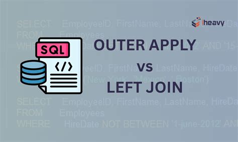 Understanding Sql Outer Apply Vs Left Join Iheavy Devops Cloud Solutions Architect