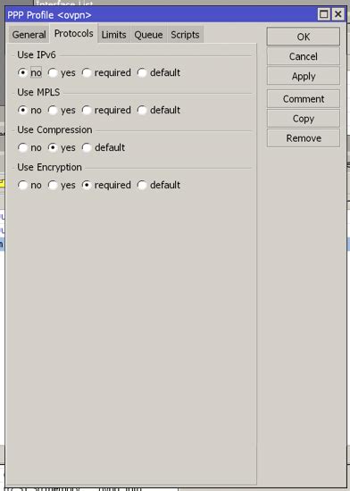 Configurer Routeros Comme Client Openvpn