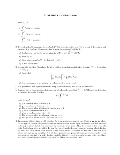 Worksheet 3 Functions Lesson Plan For Higher Ed Lesson Planet