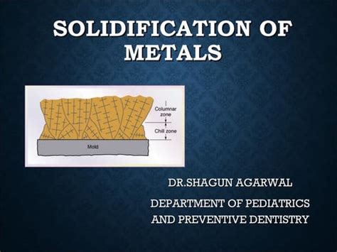 Solidification Of Casting Pptx Chemistry Science Solidification Of Casting Pptx Chemistry Science