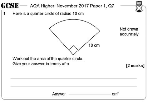 Sector Area Higher Gcse Questions Aqa These Questions