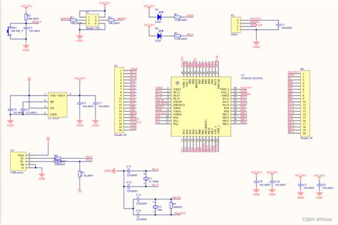 单片机嵌入式小白教程—硬件（四）stm32单片机最小系统最小系统没有boot1引脚 Csdn博客