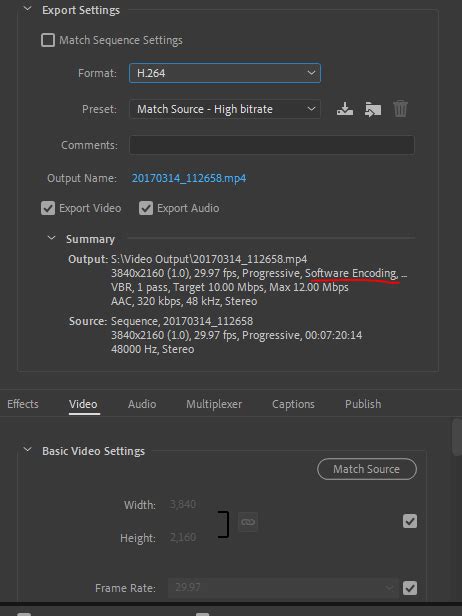 hardware encoding or acceleration not available adobe product