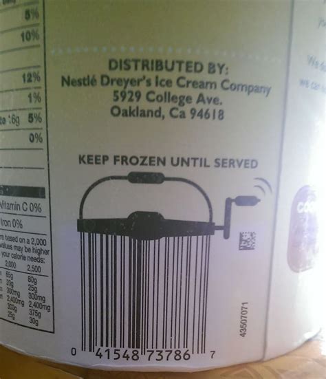 Miracle Whip Light Barcode