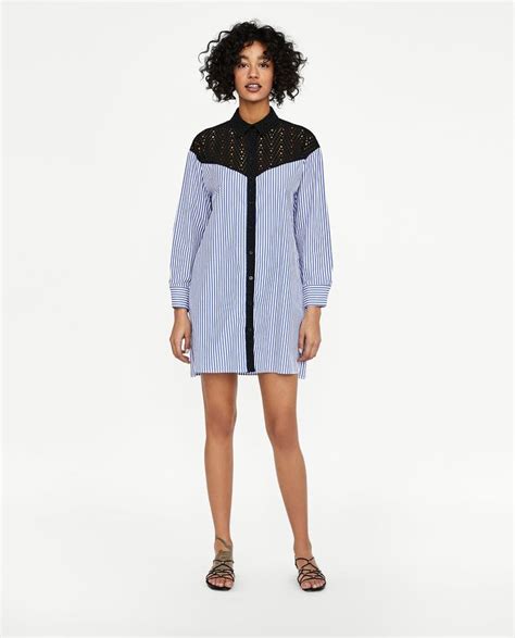 Vestido Combinado Rayas Zara Outfit Striped Dress Fashion
