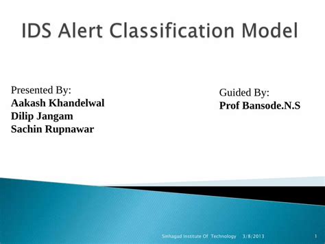 Pdf Ids Alert Classification Model Dokumentips