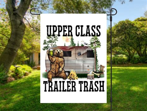 Upper Class Trailer Trash Upper Class Trailer Trash Sublimation Beer