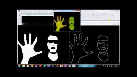 Opencv Skin Segmentation Source Code Youtube