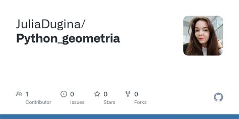 Github Juliaduginapythongeometria