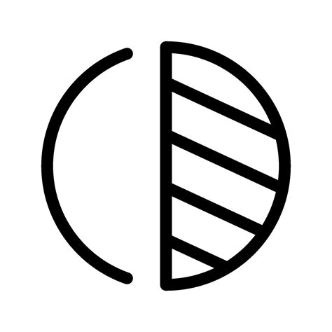 Contrast Icon Vector Symbol Design Illustration 26632299 Vector Art At