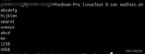 Linux：使用sed命令替换文件内容实操及各种报错问题解决sed替换文件中的部分内容 Csdn博客