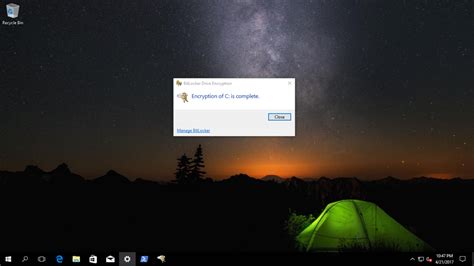 how to manage bitlocker on a azure ad joined windows 10 device managed