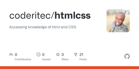 Github Coderitechtmlcss Accessing Knowledge Of Html And Css