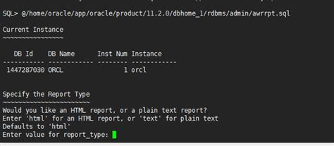 Oracle手工生成awr报告方法记录awrrpt位置 Csdn博客