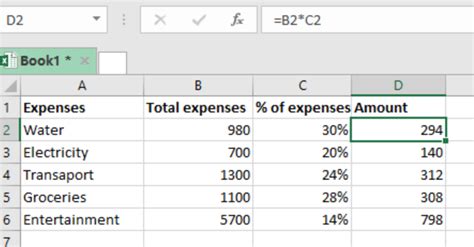 Excel Formula Get Amount With Percentage Excelchat