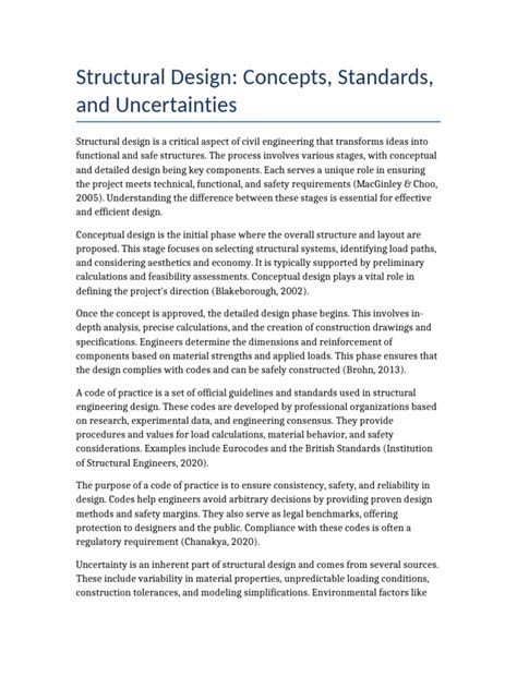 Structuraldesign Yungt Assignment Pdf Safety Structural Engineering