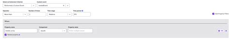 nested objects in custom events
