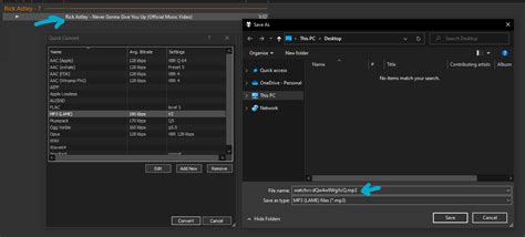 using the youtube component when converting how to get it to pick up