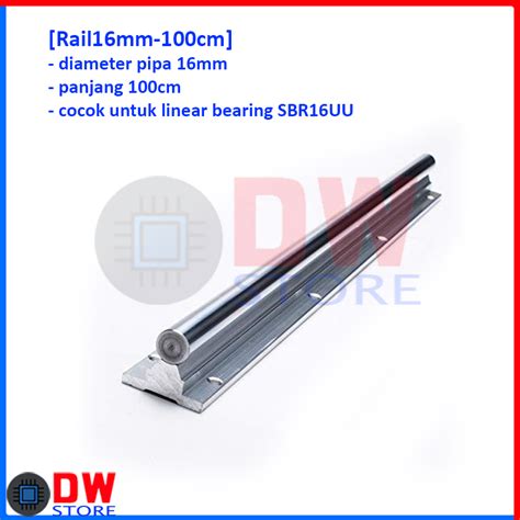 Jual Pipa Shaft Rail Guide SBR Linear Bearing Block SBR SBR10UU SBR12UU SBR16UU SBR20UU Shopee