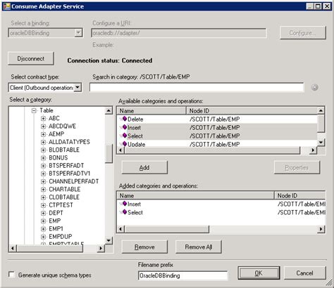 Oracle 데이터베이스 작업에 대한 메타데이터 찾아보기 검색 및 가져오기 Biztalk Server Microsoft