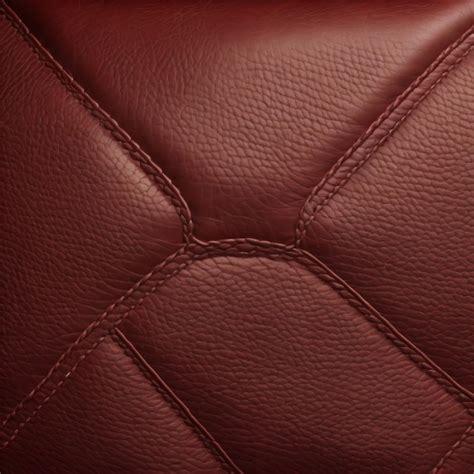 Premium Ai Image A Brown Leather Couch With A Brown Leather Patch