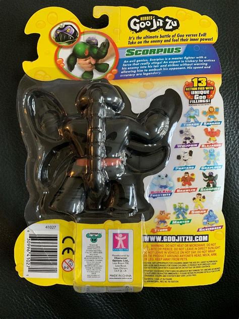 Heroes Of Goo Jit Zu Scorpius The Scorpion Radioactive Sting In Hand
