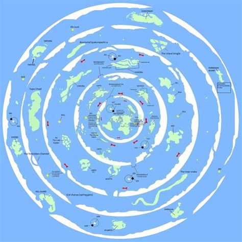 The True Map Of The Earth Beyond The ‘ice Wall Rfacebookscience