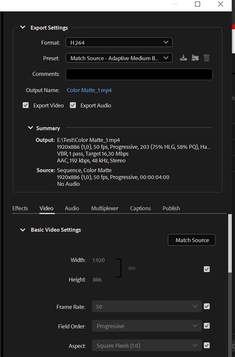 Solved Issue With The Height Of Frame During The Export Adobe