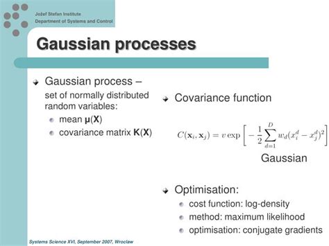 PPT Gaussian Process Model Identification A Process Engineering Case Study PowerPoint