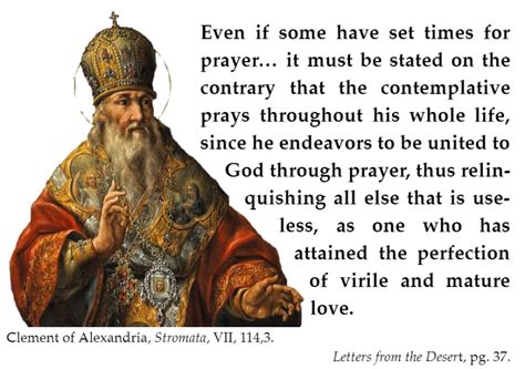 A Message From St Clement Of Alexandria Padre Pio Press