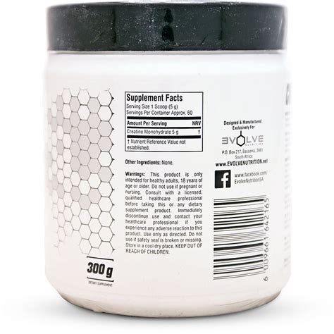 Evolve Nutrition Creatine Mono