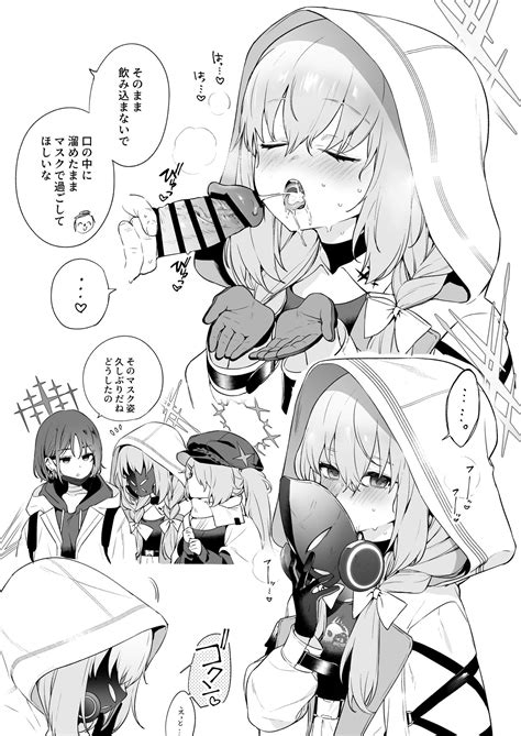 Atsuko Hiyori And Misaki Blue Archive Drawn By Mameojitan Danbooru