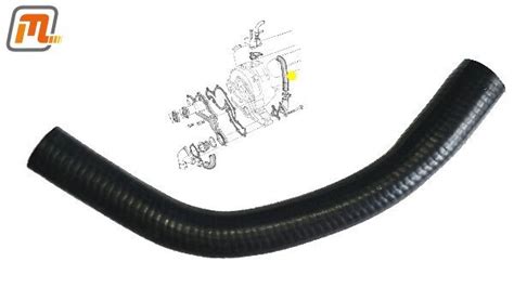 Radiator Hose Coolant Water Outlet Neck To Rear Waterpump Cover Rear