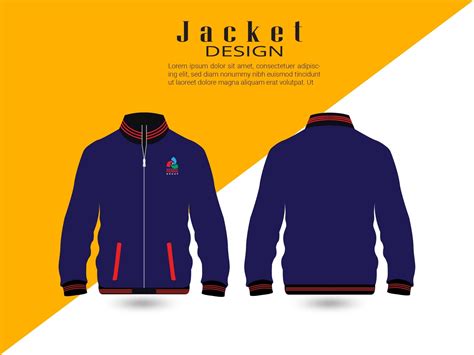 Jacket Design Vector Mockup By Jahid Hassan On Dribbble