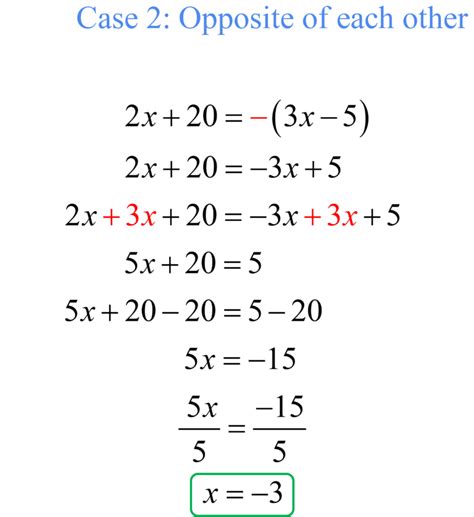 Absolute Value Equations Practice Problems With Answers Chilimath