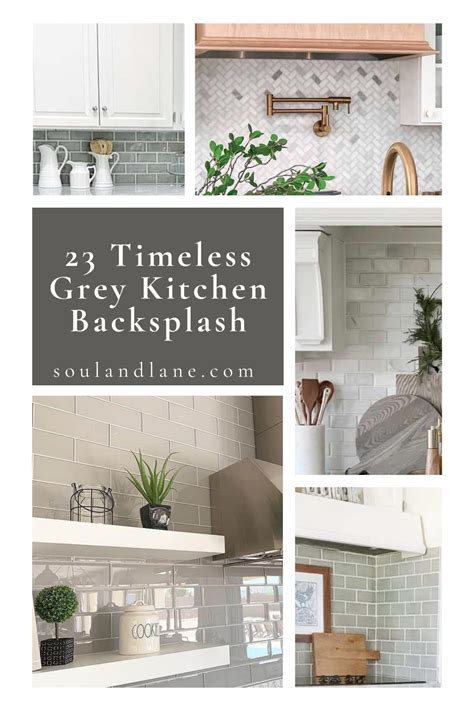 23 Grey Kitchen Backsplash Ideas For A Timeless Look Gray Kitchen