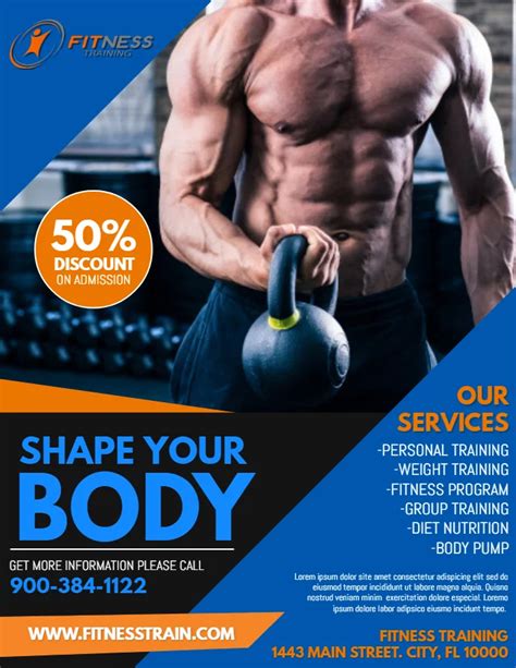 Poster Design Gym At Andy Summer Blog