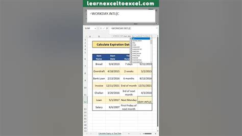 How To Calculate Due Date Expiry Date In Excel Excel Exceltips Trending Viral Python