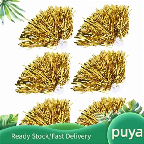 Puyas Cheerleading Pompoms Cheer Party Costume Sports Accessory Shopee Malaysia